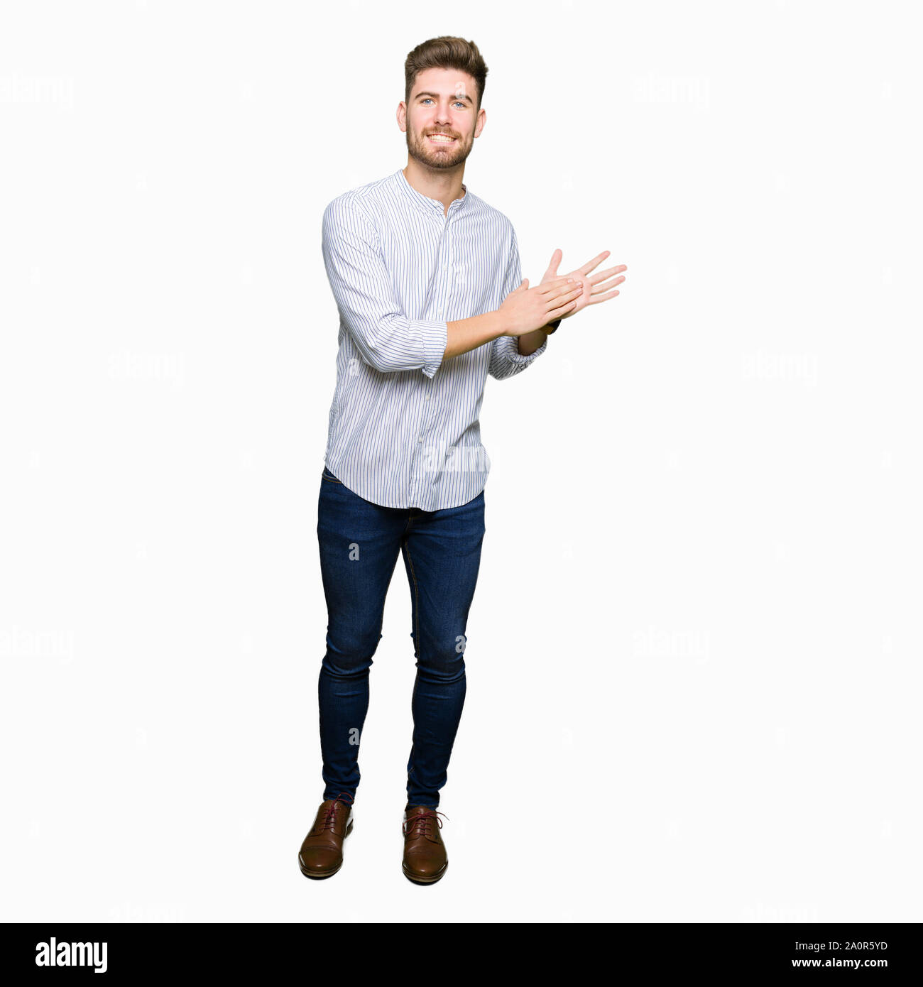 Clapping hands business Cut Out Stock Images & Pictures - Alamy