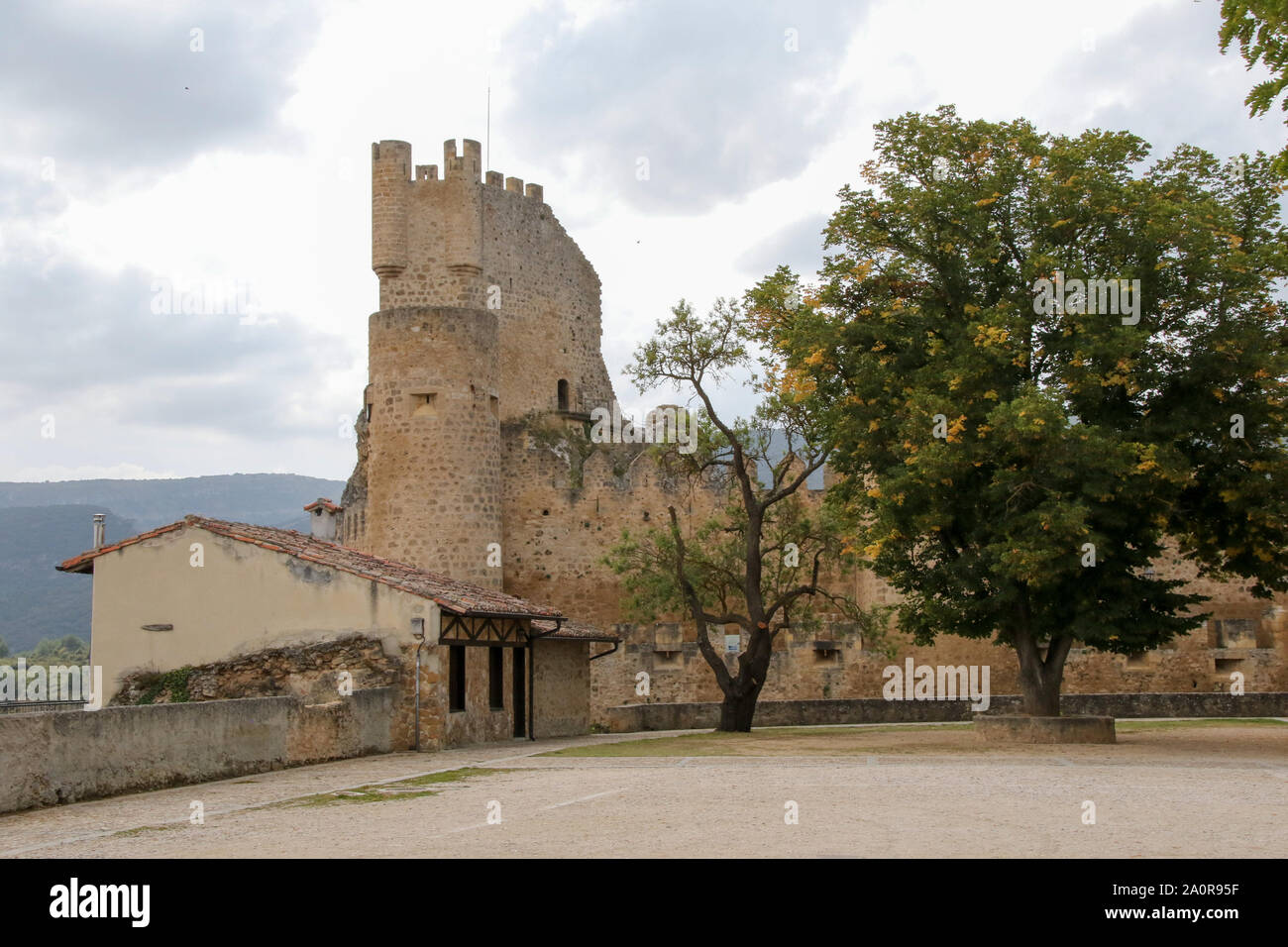 Frias Castle, Frias, Spain Stock Photo - Alamy