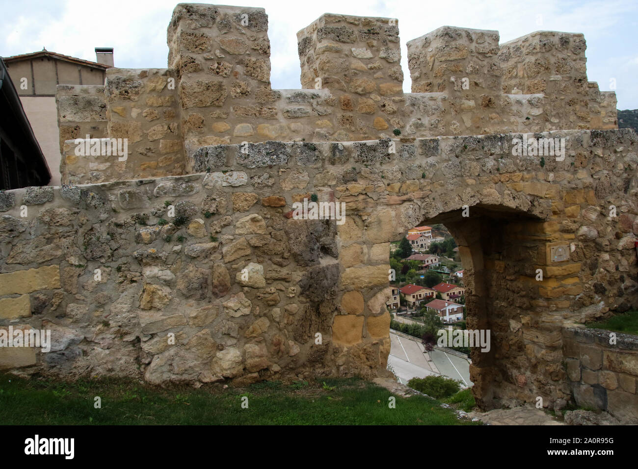 Frias Castle, Frias, Spain Stock Photo - Alamy