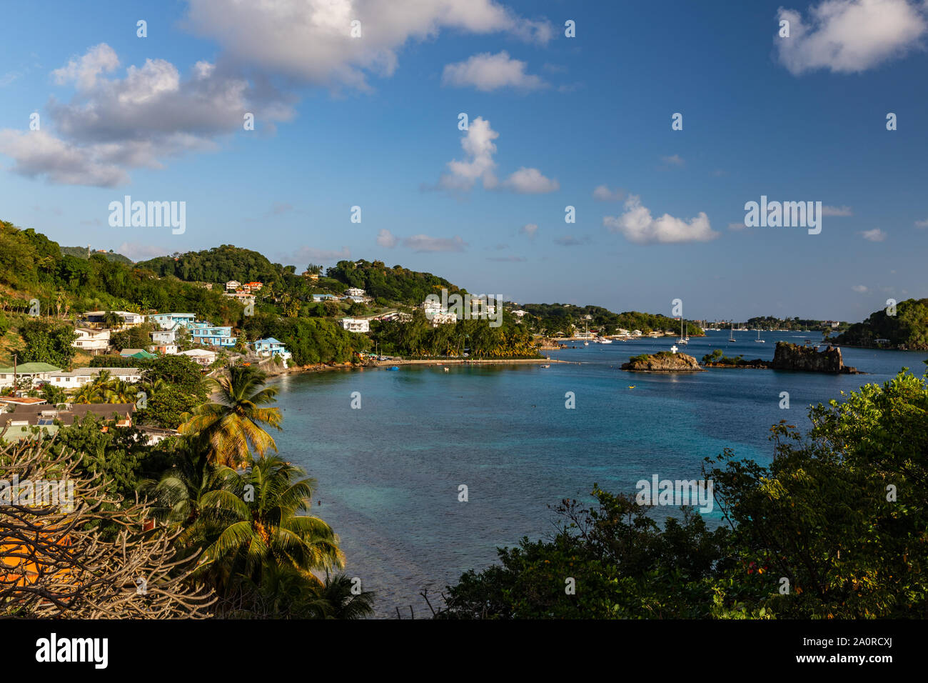 Saint Vincent and the Grenadines, Indian Bay Stock Photo - Alamy