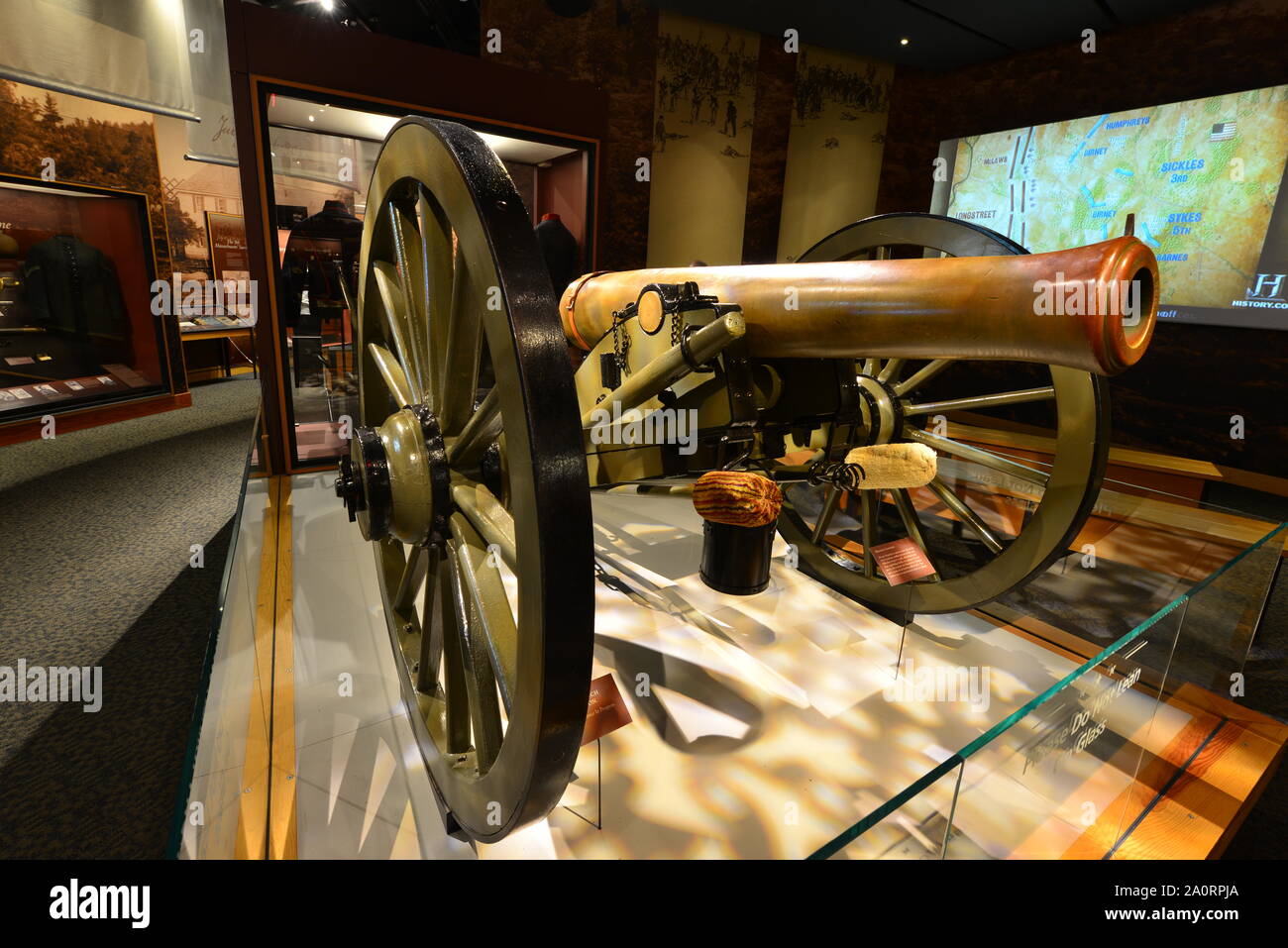 Napoleon Cannon from the American Civil war Stock Photo - Alamy