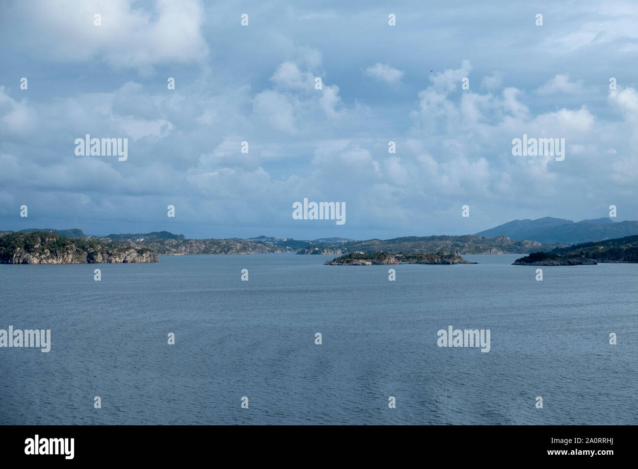 Rain soaked Bergen natural harbour in Norway Stock Photo - Alamy