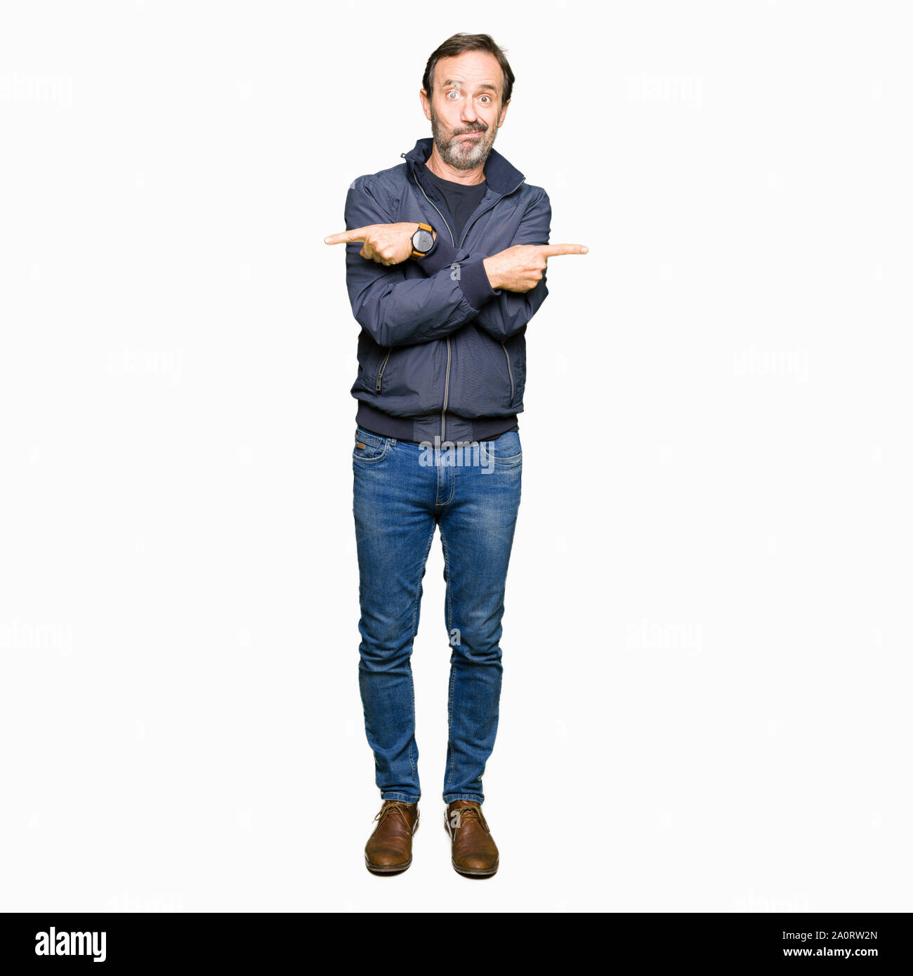 Left middle finger Cut Out Stock Images & Pictures - Alamy