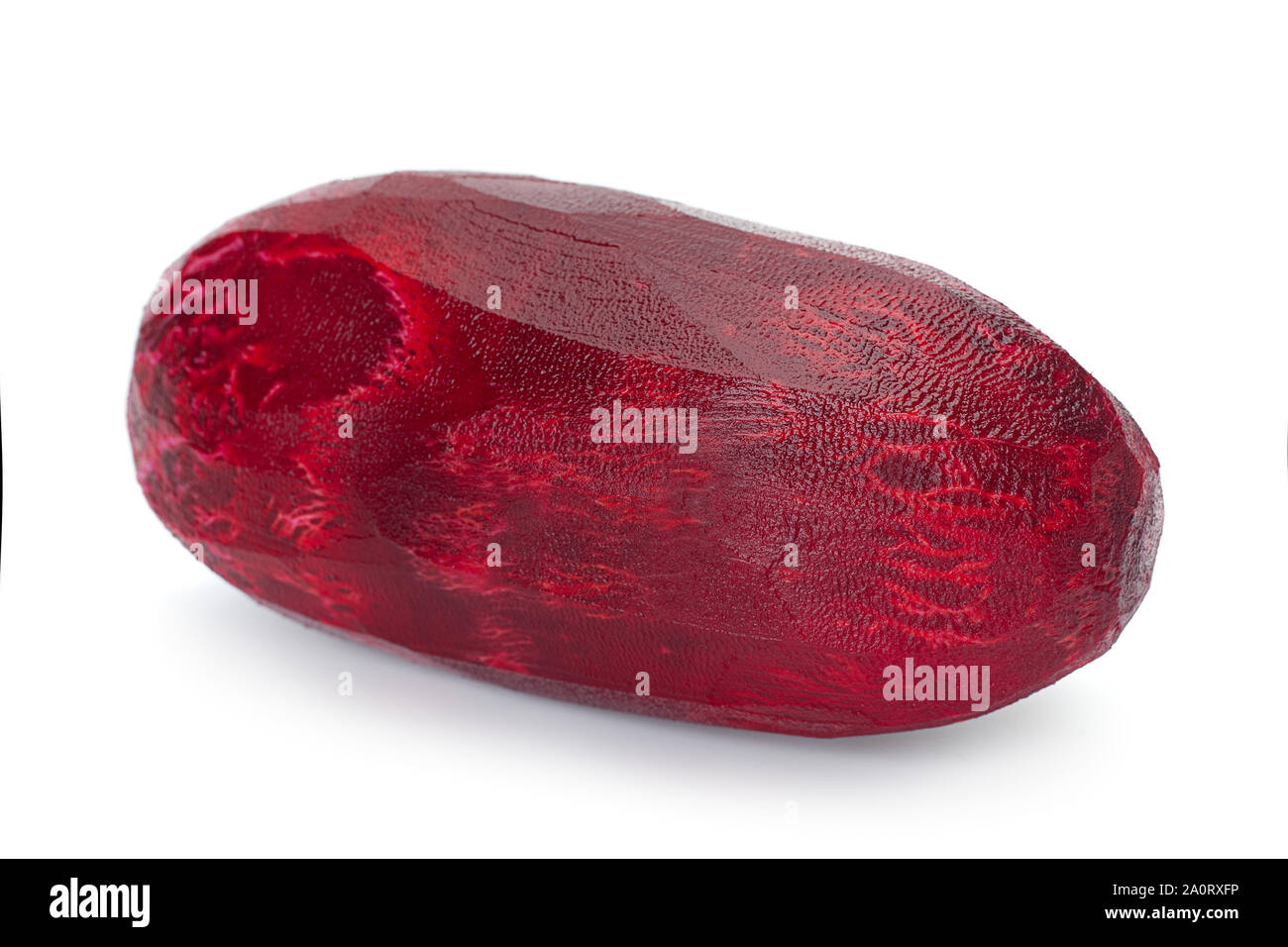 Long beet root closeup isolated on white background Stock Photo - Alamy