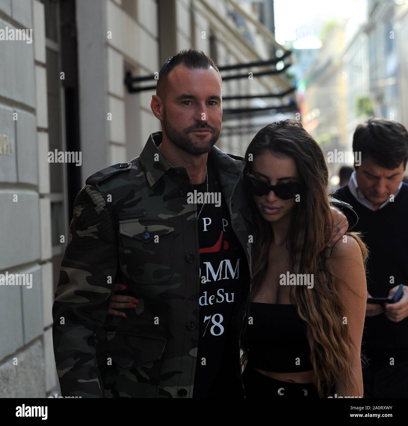 Milan, Italy. 21st Sept 2019. Milan, Philipp Plein and girlfriend at ...