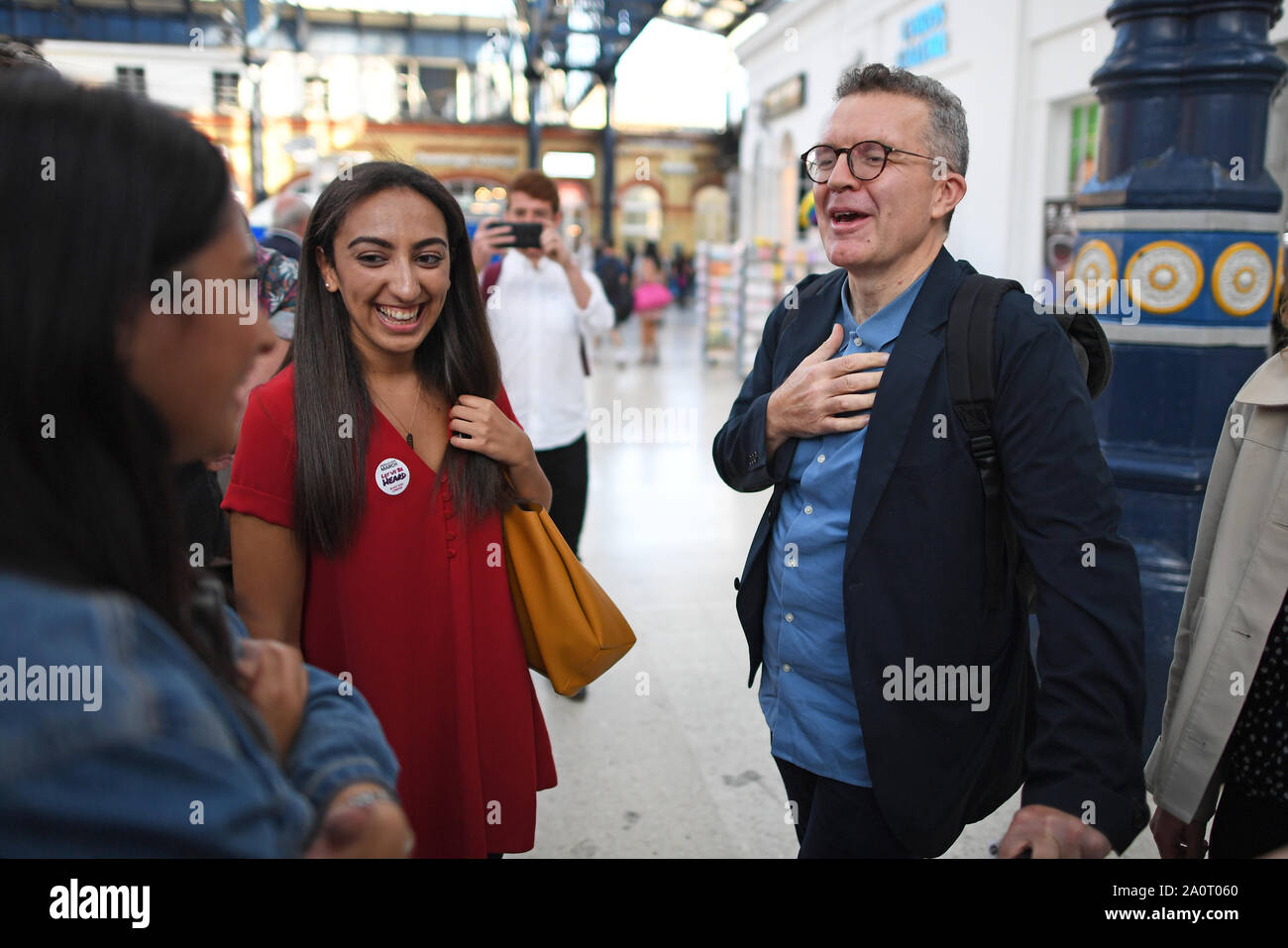 Labour deputy leader tom watson arrives hi-res stock photography and ...
