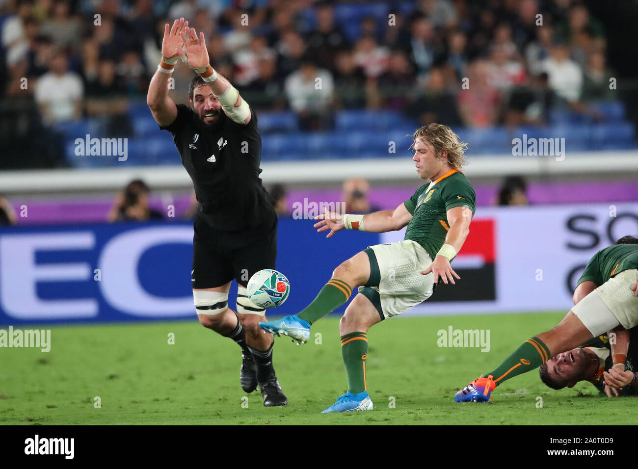 Yokohama, Kanagawa, Japan. 21st Sep, 2019. Faf de Klerk (RSA) Rugby ...