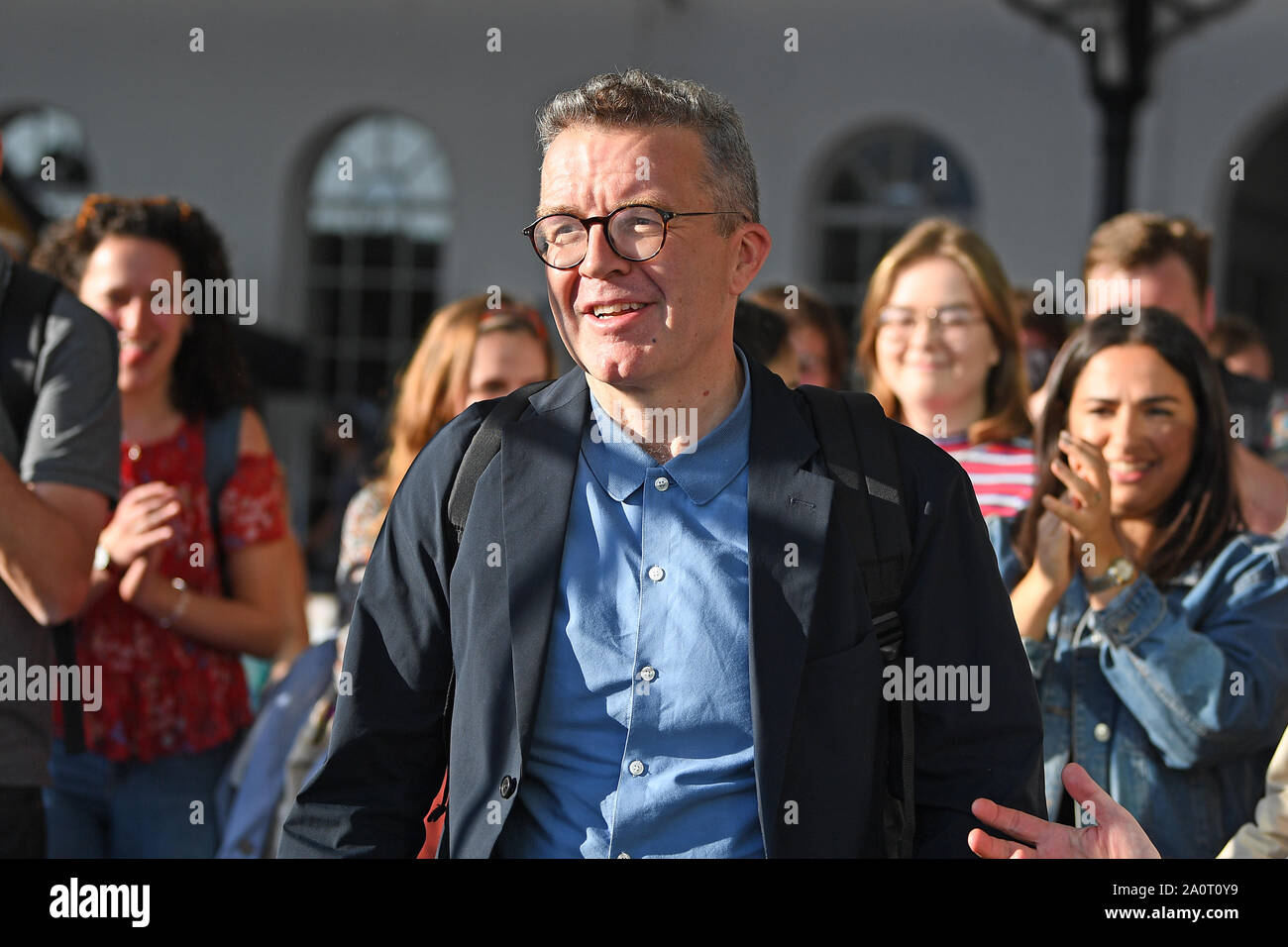 Labour deputy leader tom watson arrives hi-res stock photography and ...