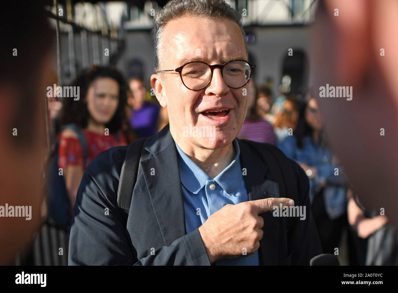Labour deputy leader tom watson arrives hi-res stock photography and ...