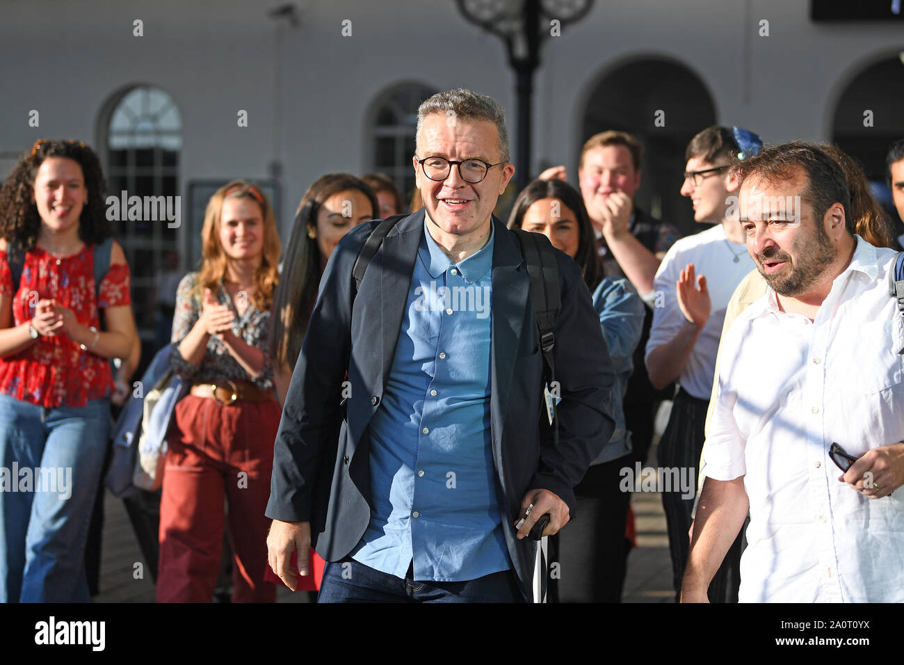 Labour deputy leader tom watson arrives hi-res stock photography and ...