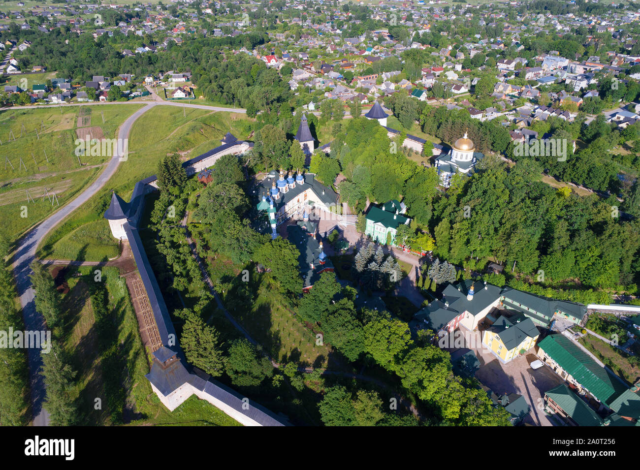 Holy dormition pskov caves monastery hi-res stock photography and ...