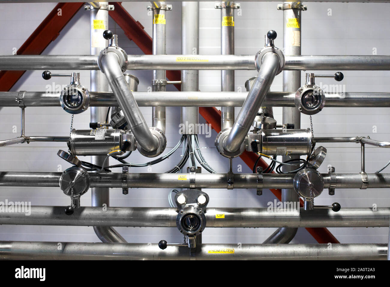 Factory craft beer pressure gauges hi-res stock photography and images ...