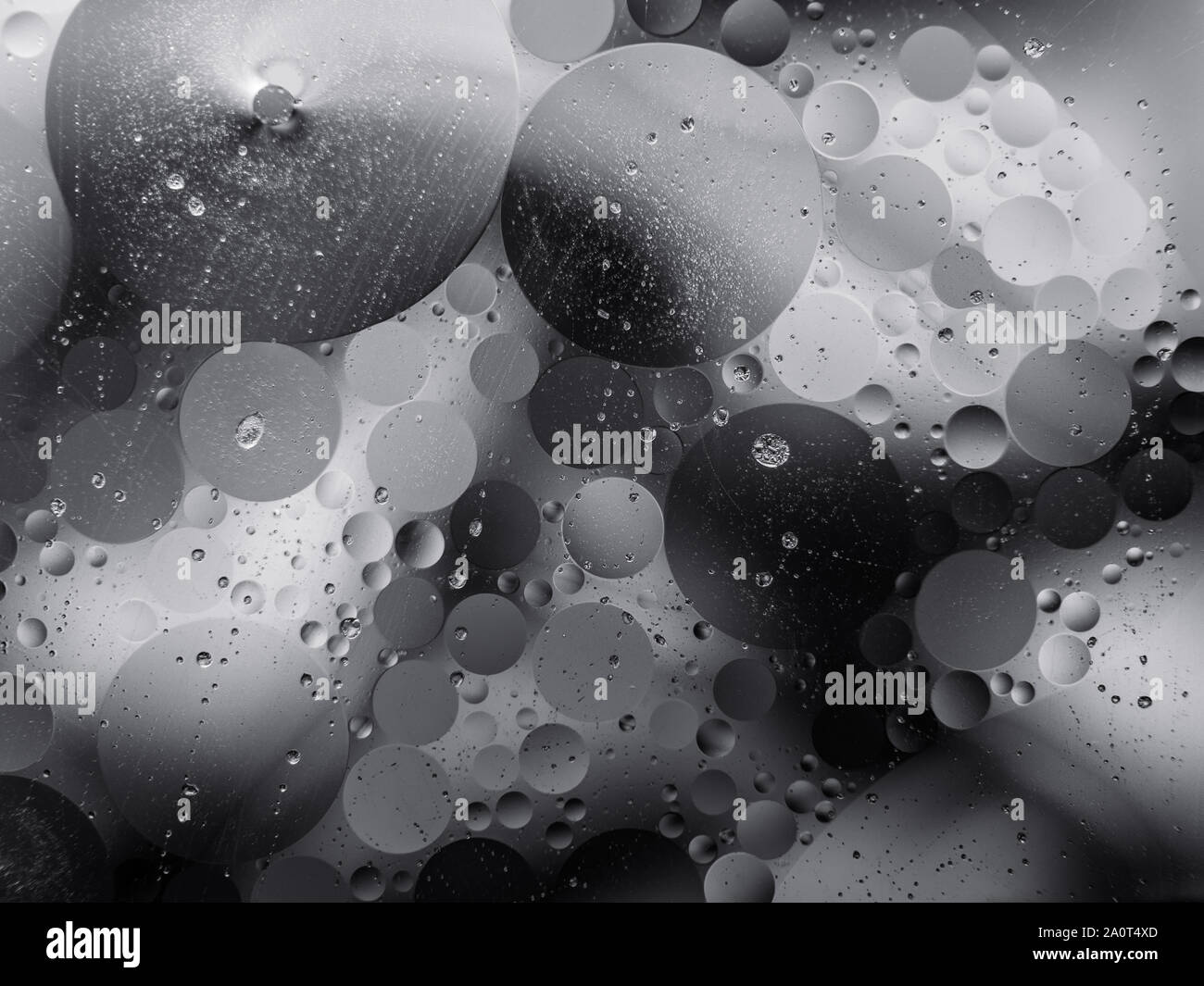 Black and white surreal abstract liquid background Stock Photo - Alamy