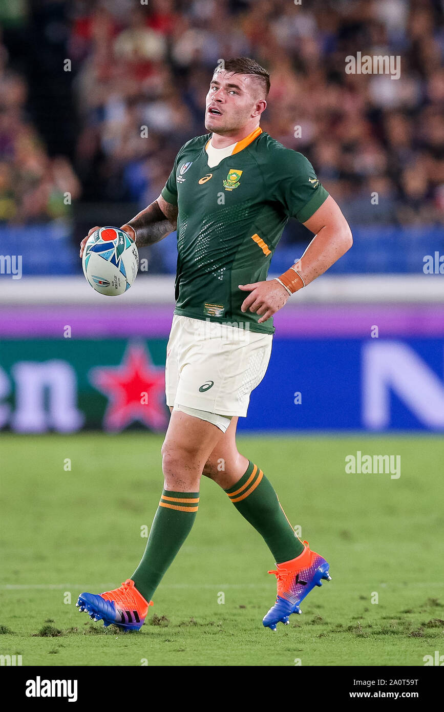 Kanagawa, Japan. 21st Sept 2019. Malcolm Marx of South Africa during ...