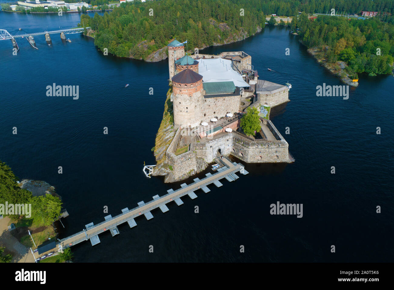 Olavinlinna medieval castle hi-res stock photography and images - Alamy