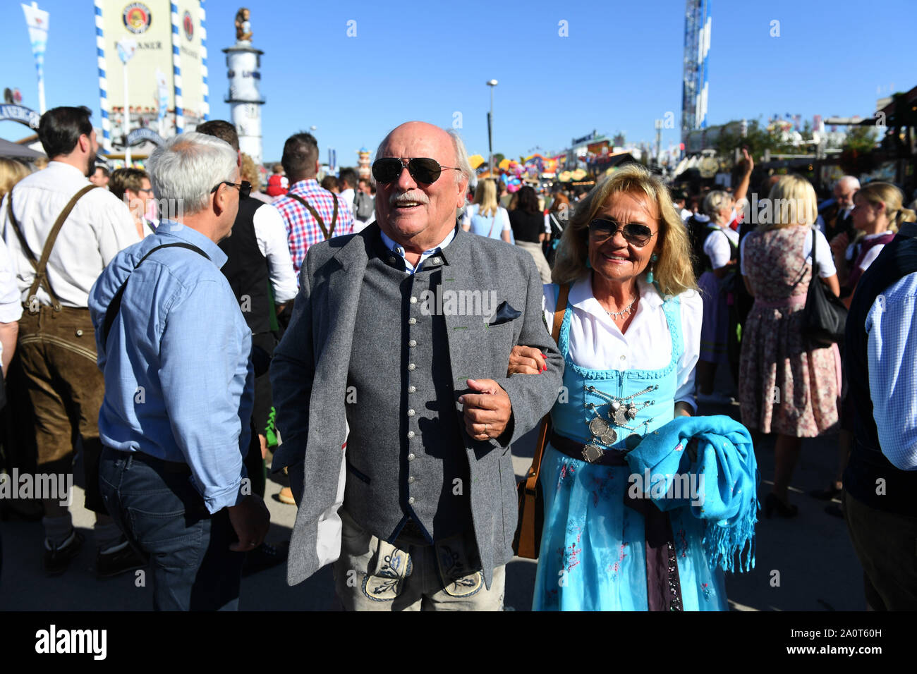 Munich, Germany. 21st Sep, 2019. Start of the Oktoberfest. Gabi and ...