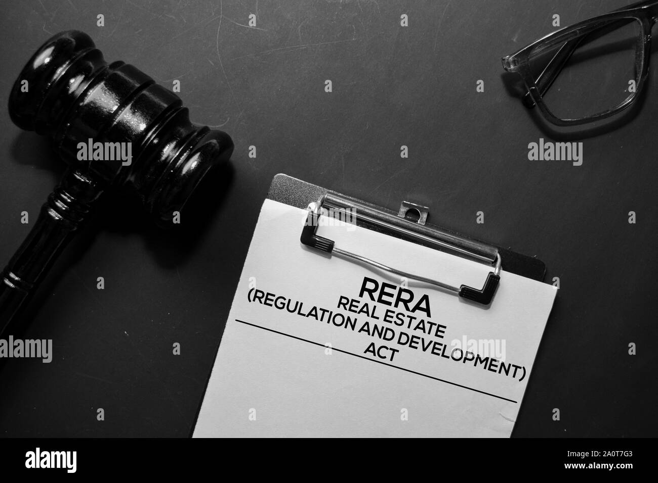 Real Estate Regulation and Development Act (RERA) text on Document and ...