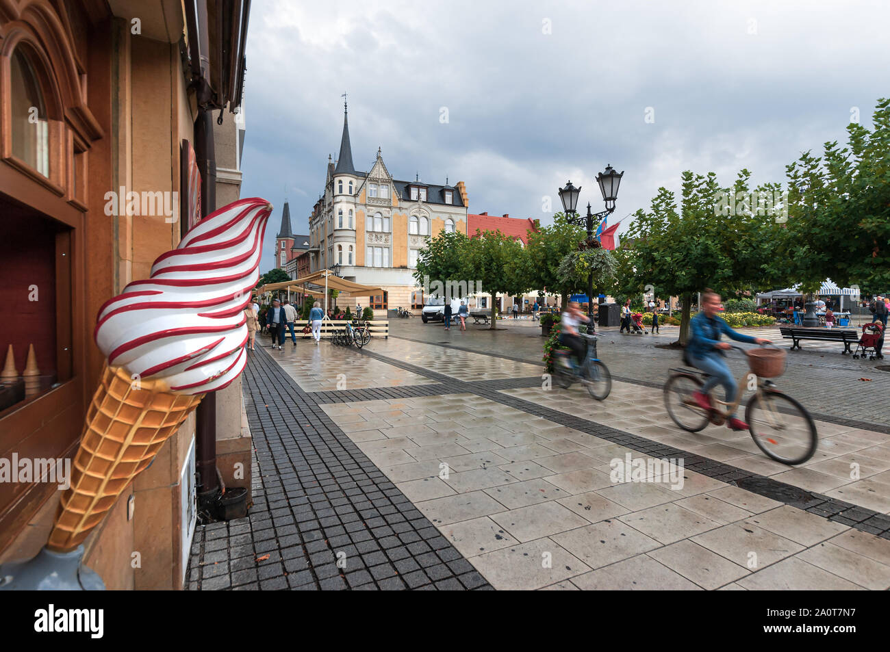Castle exterior historic architecture ancient centre downtown in hi-res ...