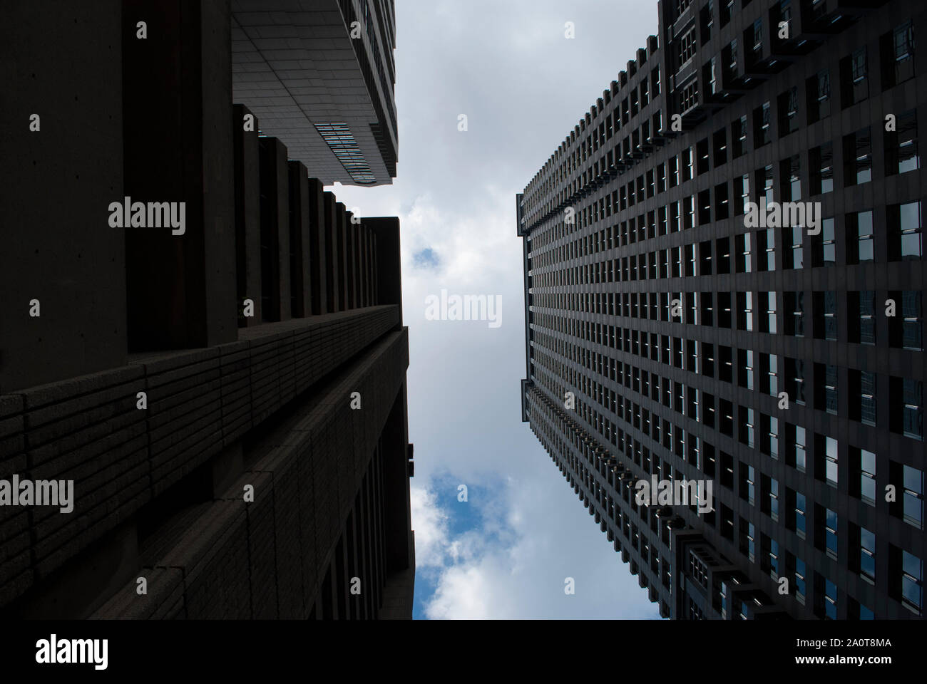 Modern architecture pattern. Skyscrapers. Cells, geometric design ...