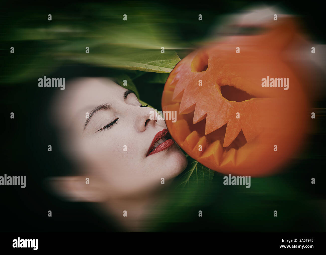 Beautiful woman october hi-res stock photography and images - Alamy