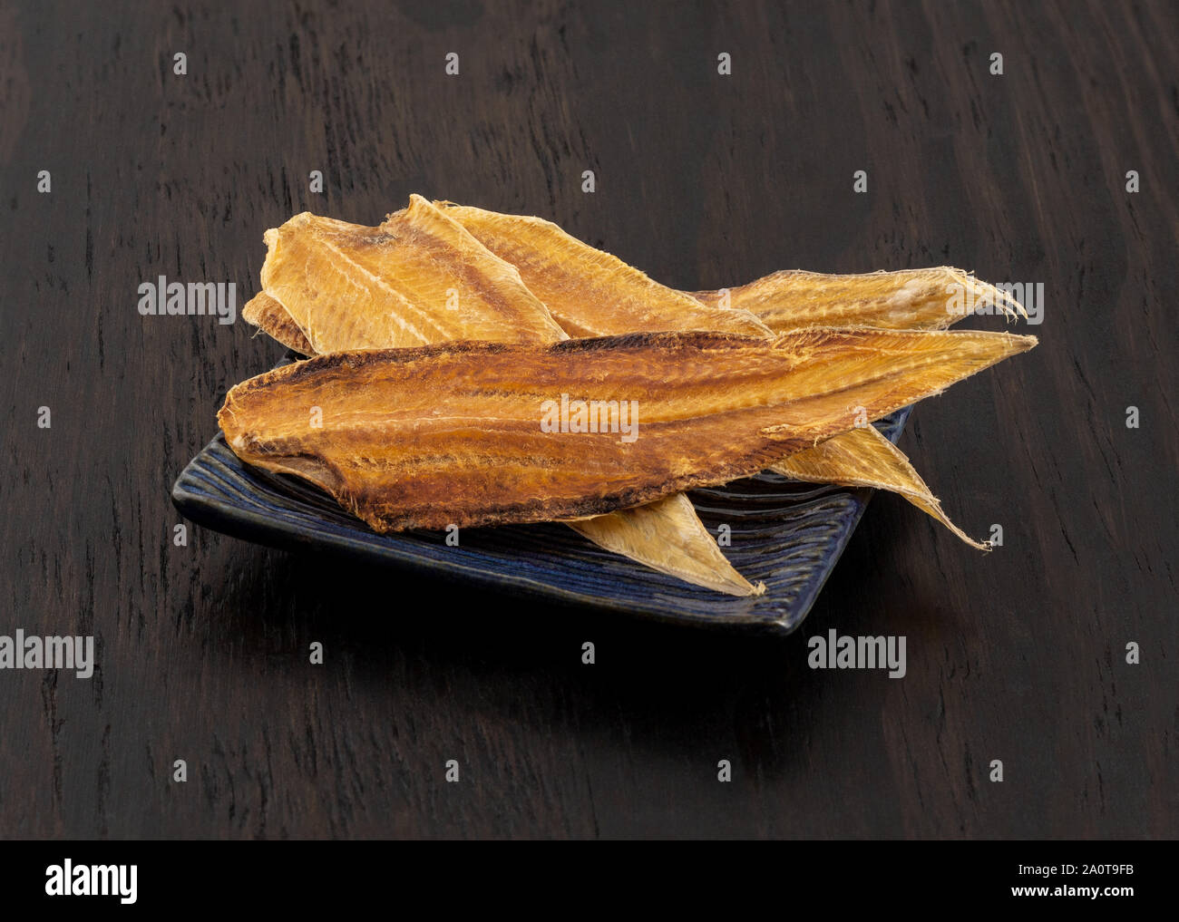 group of dried sole fish, cooking ingredients, salted fish, dried ...