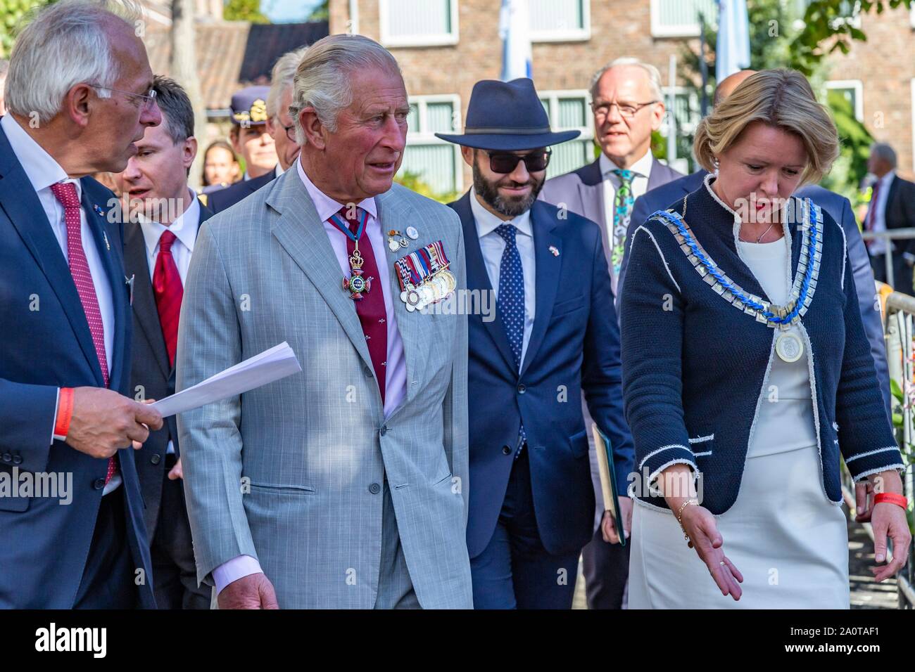 Driel, Netherlands. 21st Sep, 2019. Charles, Prince of Wales in Driel ...