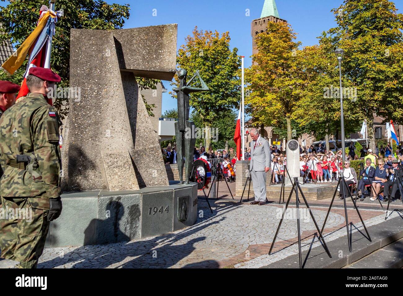 Driel, Netherlands. 21st Sep, 2019. Charles, Prince of Wales in Driel ...