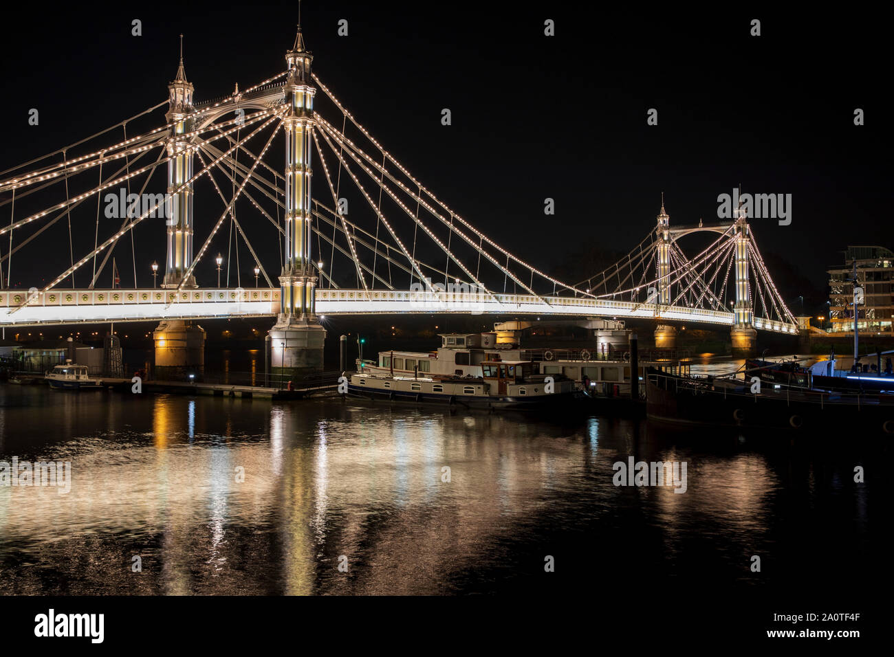 Albert Bridge, London, England Stock Photo - Alamy