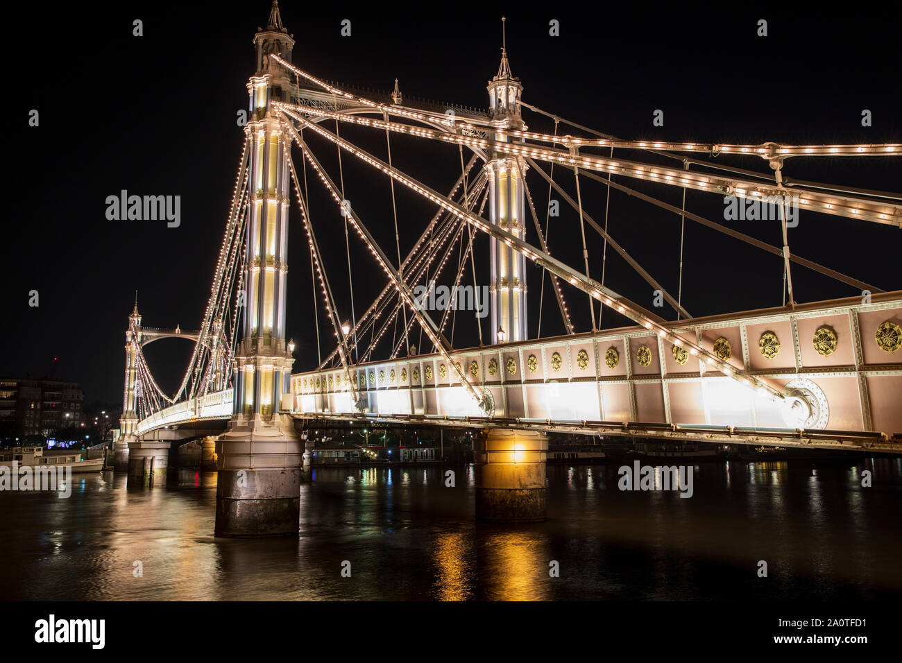 Albert Bridge, London, England Stock Photo - Alamy