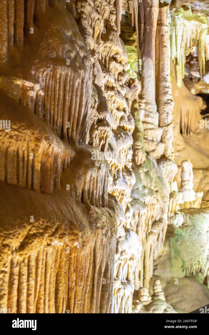 Interior view of Karaca cave located in Cebeli Village,Torul Town ...