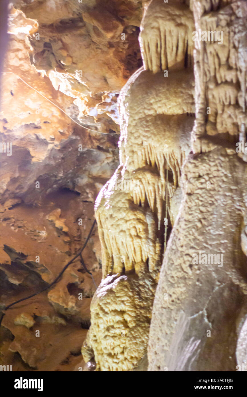 Interior view of Karaca cave located in Cebeli Village,Torul Town ...