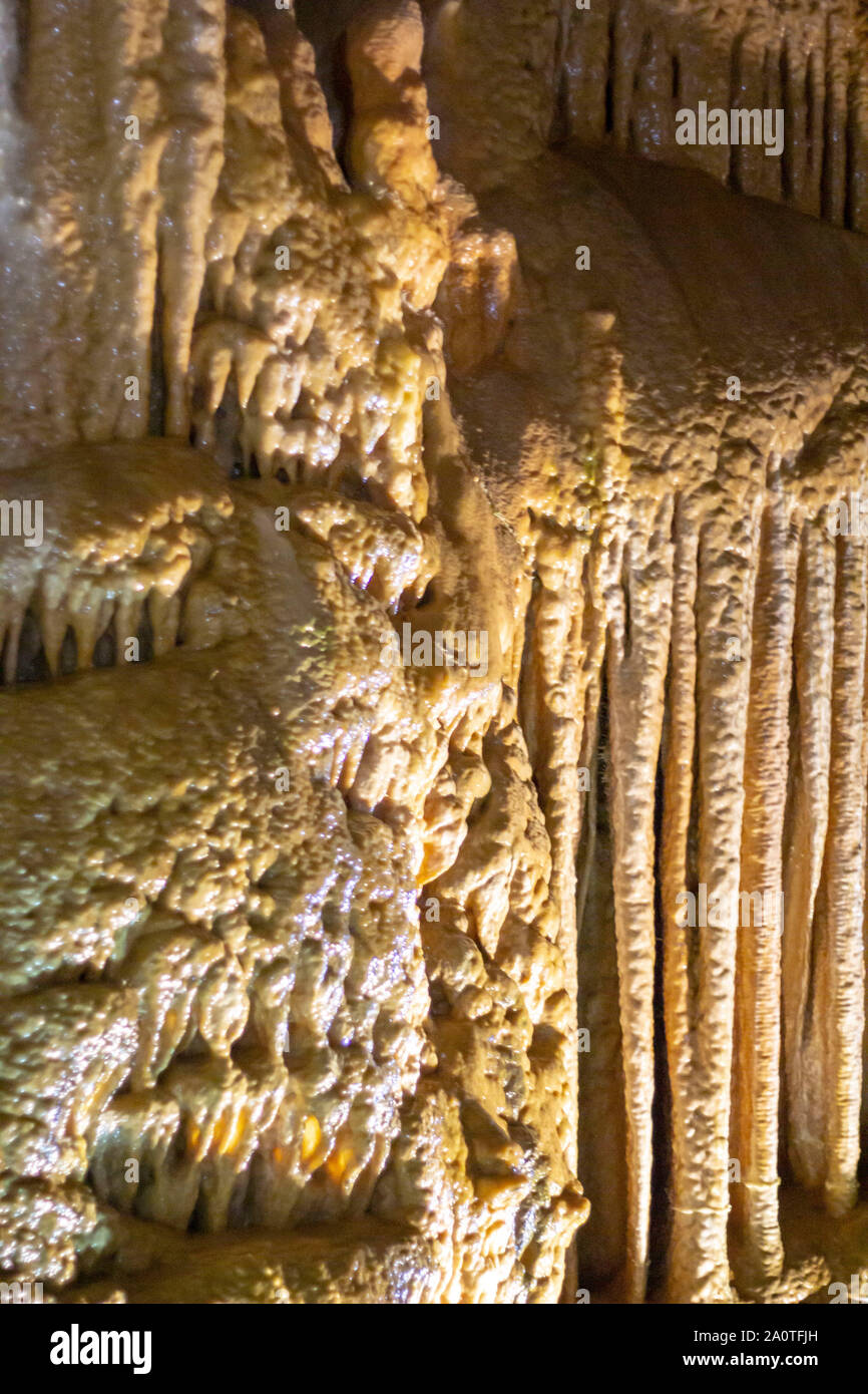 Interior view of Karaca cave located in Cebeli Village,Torul Town ...