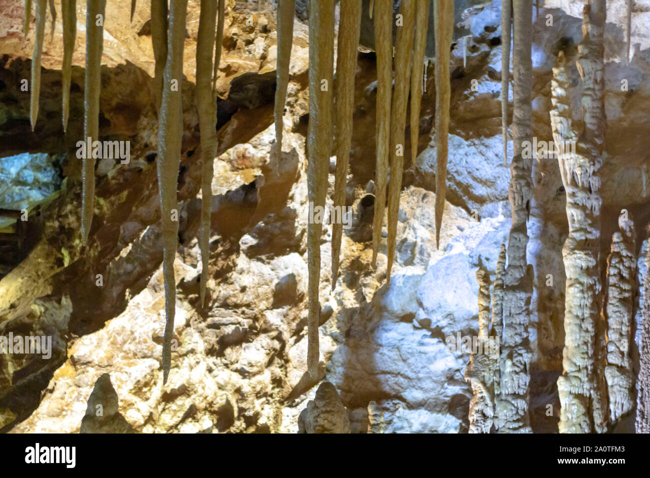 Interior view of Karaca cave located in Cebeli Village,Torul Town ...