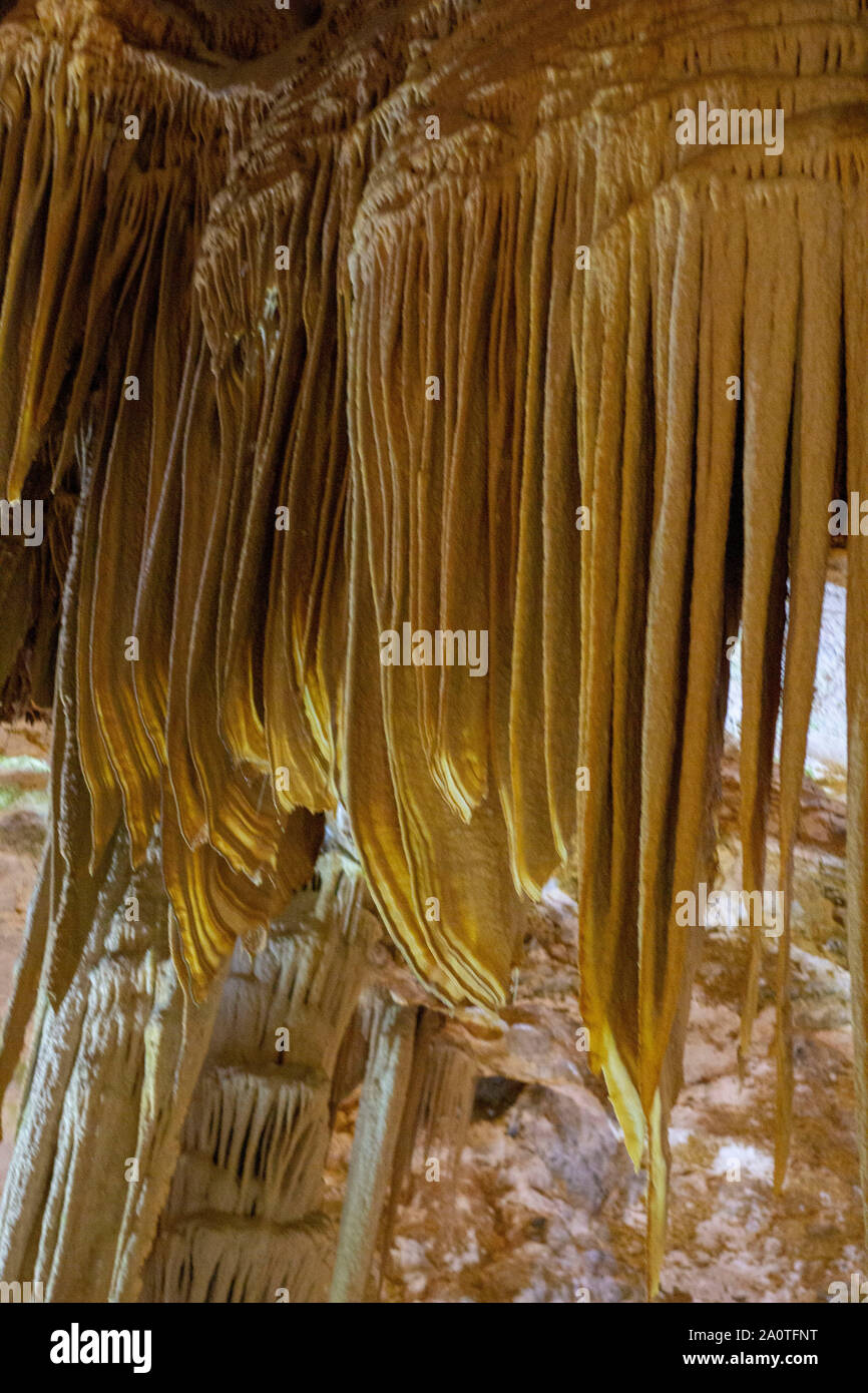 Interior view of Karaca cave located in Cebeli Village,Torul Town ...