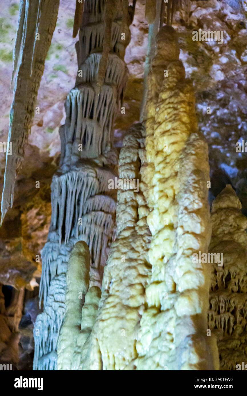 Interior view of Karaca cave located in Cebeli Village,Torul Town ...