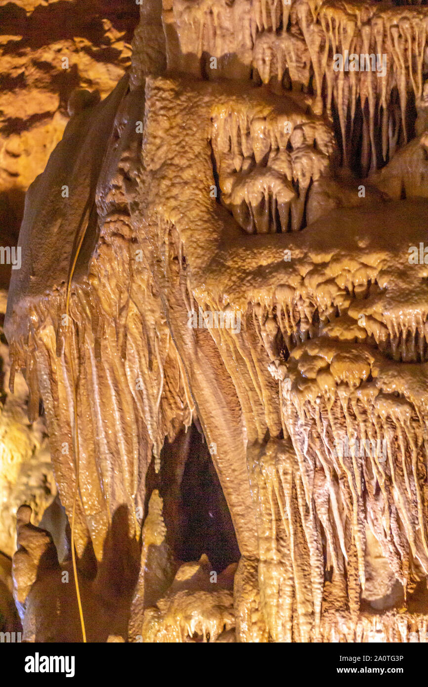 Interior view of Karaca cave located in Cebeli Village,Torul Town ...