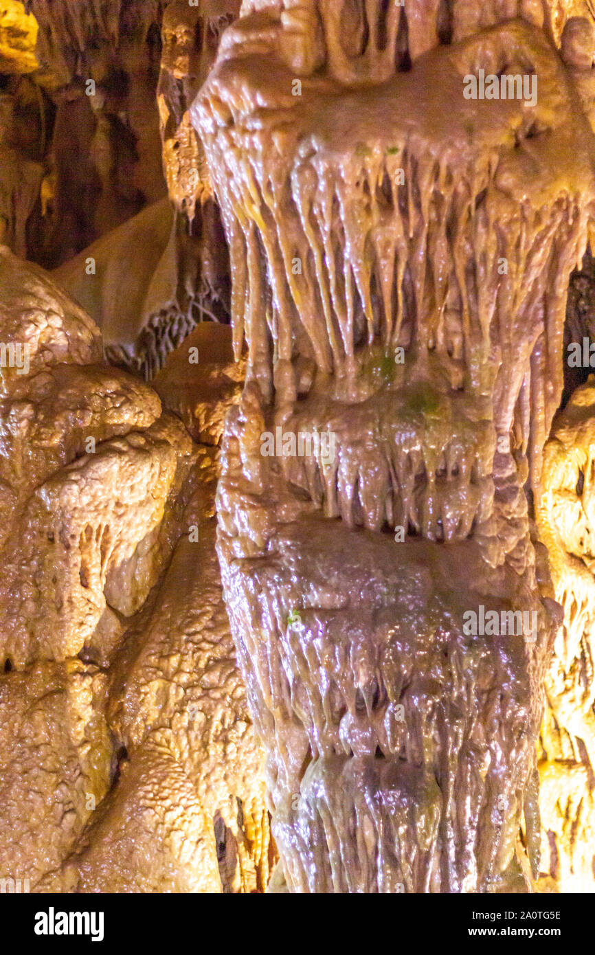 Interior view of Karaca cave located in Cebeli Village,Torul Town ...