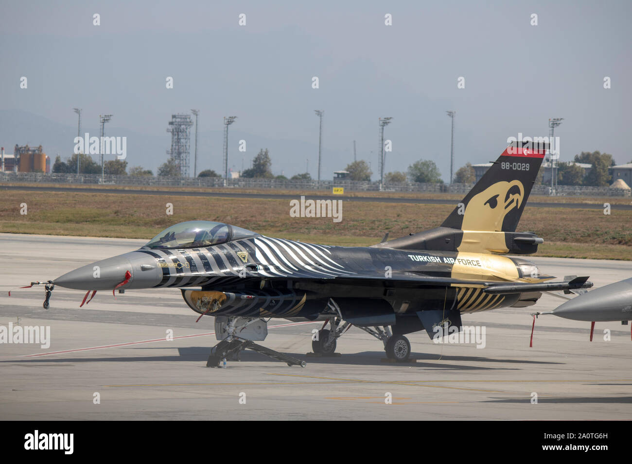 Istanbul, Turkey - September-18,2019: Soloturk aerobatic team planes on ...