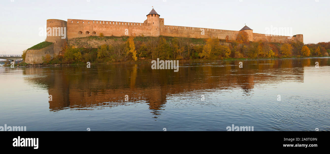 Ivangorod panorama hi-res stock photography and images - Alamy