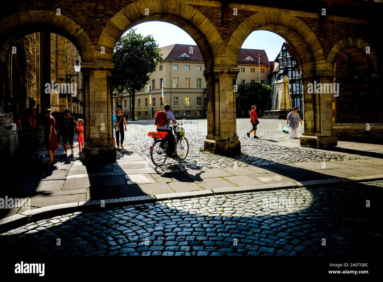 Brunswick, Germany. 20th June, 2019. View of the castle square in the ...