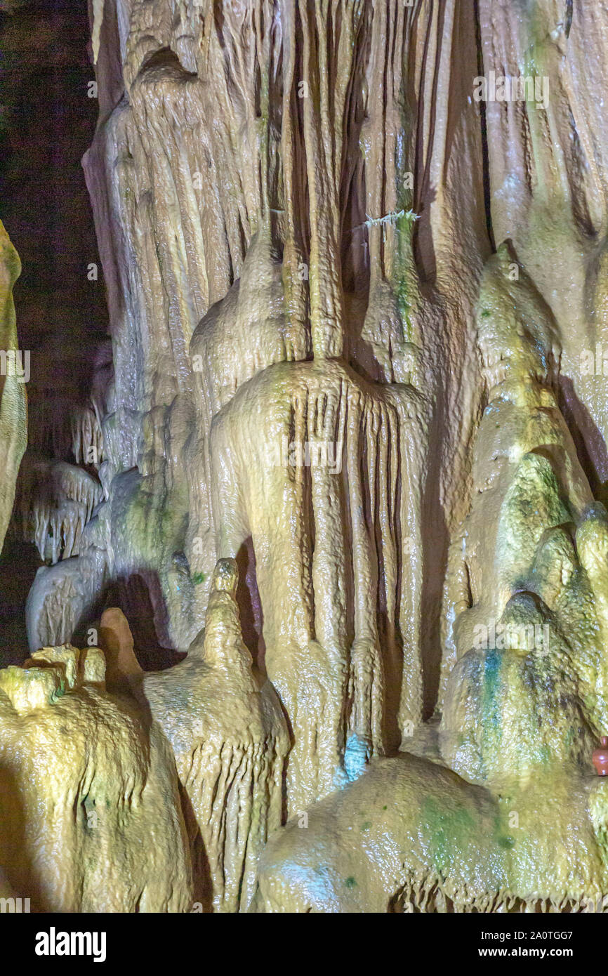 Interior view of Karaca cave located in Cebeli Village,Torul Town ...