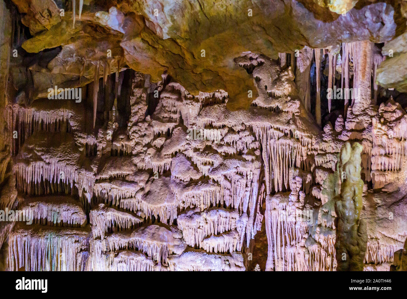 Interior view of Karaca cave located in Cebeli Village,Torul Town ...