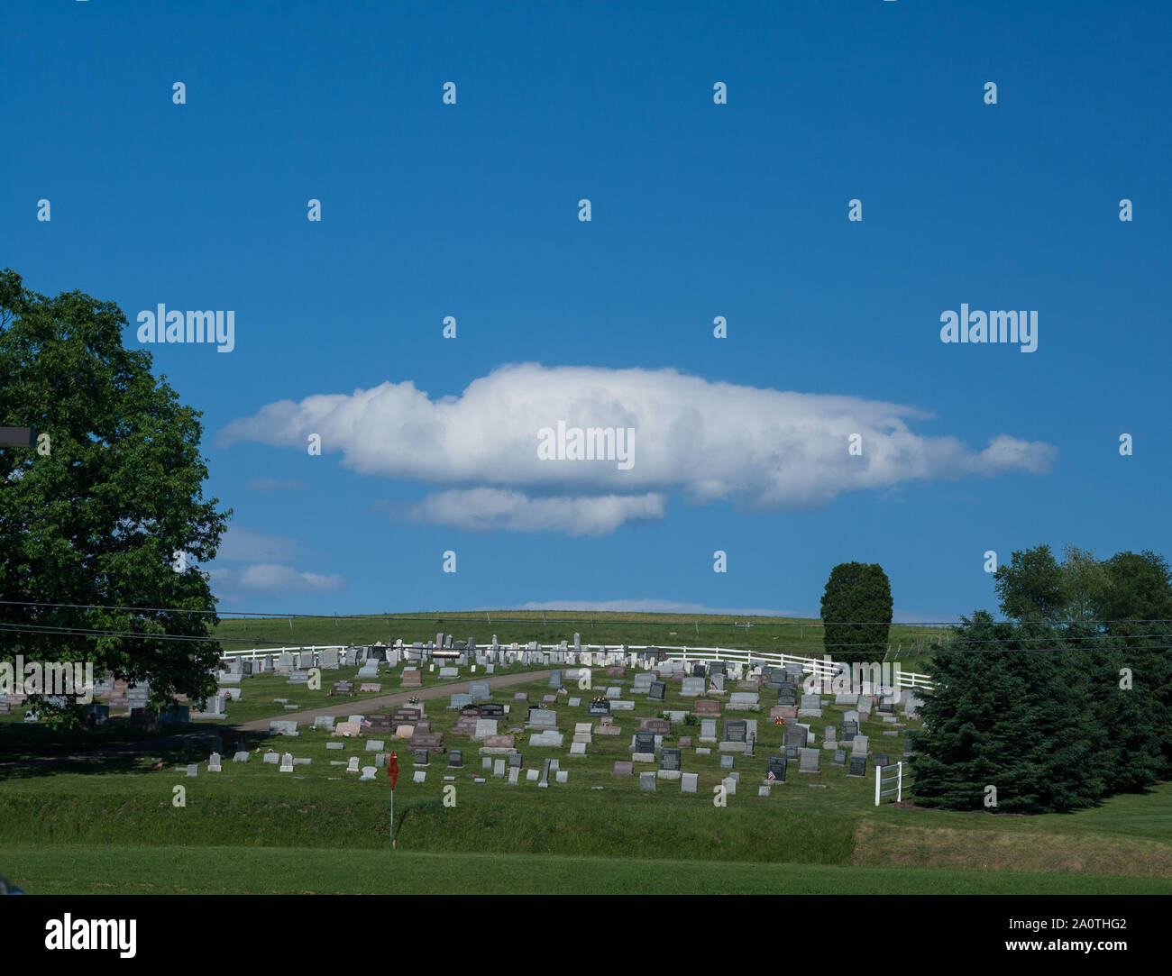 Amish Country Cemetery, Ohio Stock Photo - Alamy
