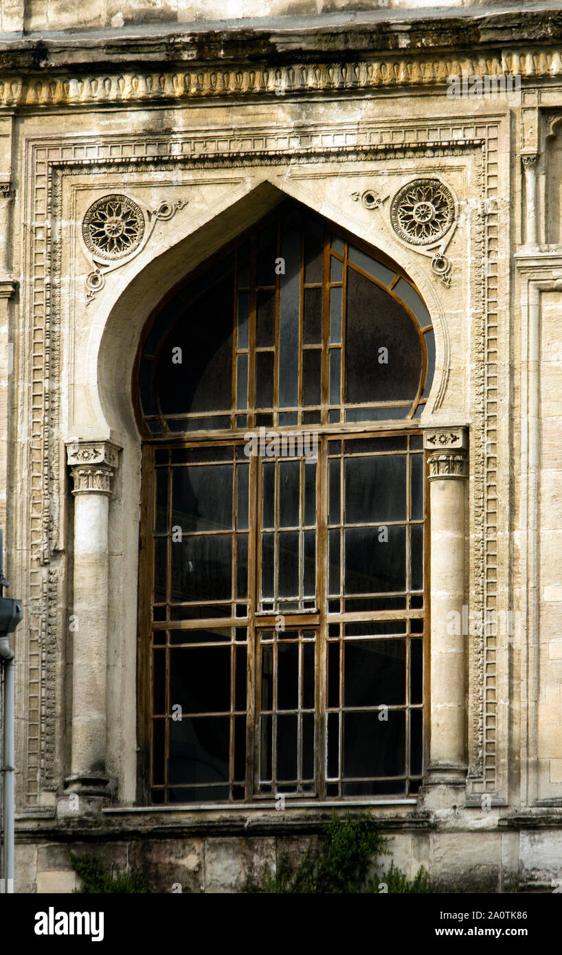 A 19th century building's window, with Middle Eastern and Islamic ...