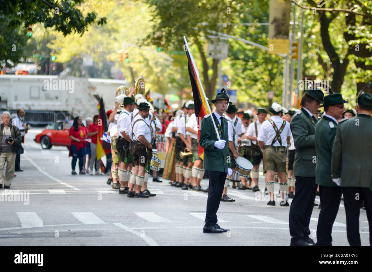 Thousands of people march along 5th Avenue during the 62nd Annual ...