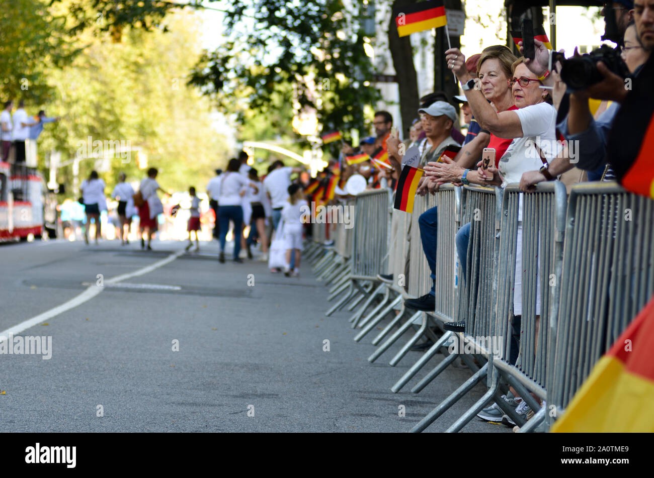 Thousands of people march along 5th Avenue during the 62nd Annual ...