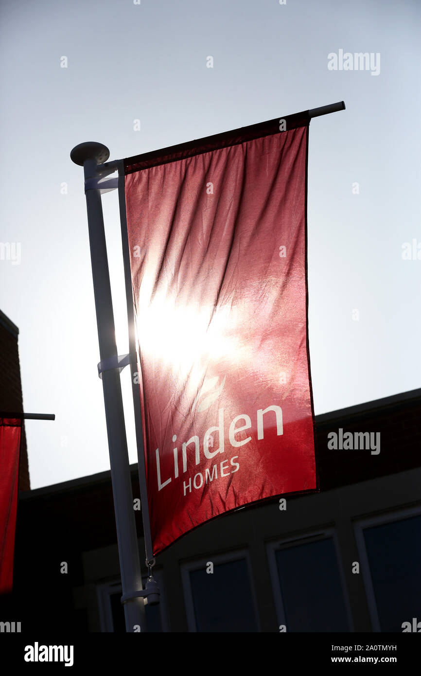 General views of a Linden Homes new build homes development, UK Stock ...