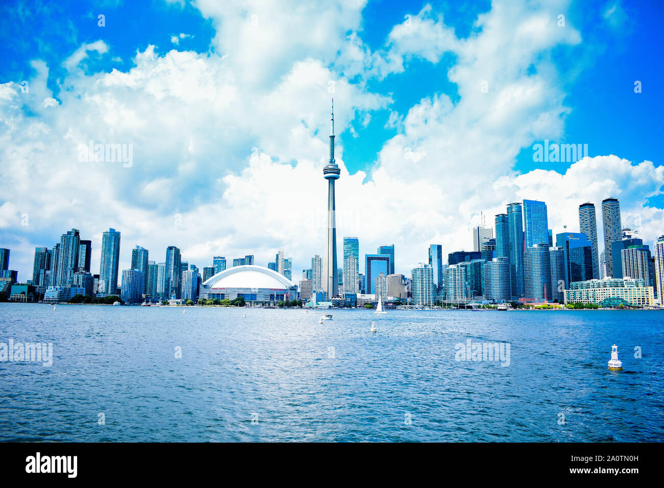 The Skyline of Toronto from the Water Stock Photo - Alamy