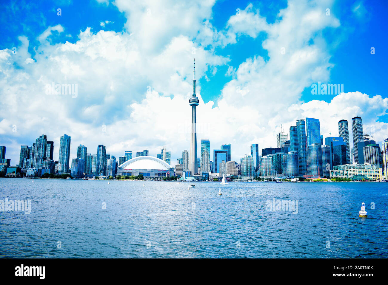 The Skyline of Toronto from the Water Stock Photo - Alamy