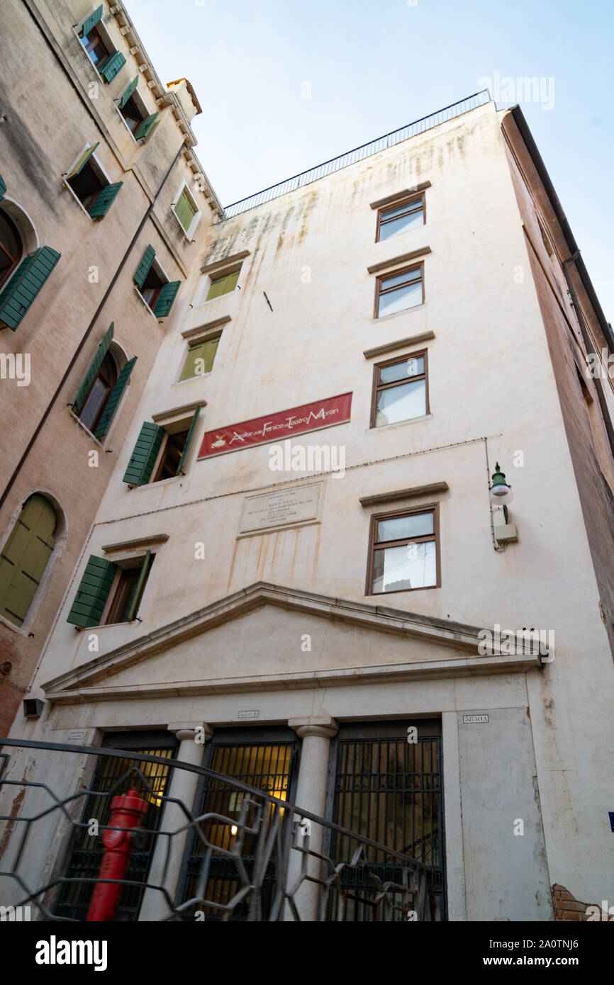 Marco Polo's birthplace (Casa di Marco Polo), Venice, Italy Stock Photo ...
